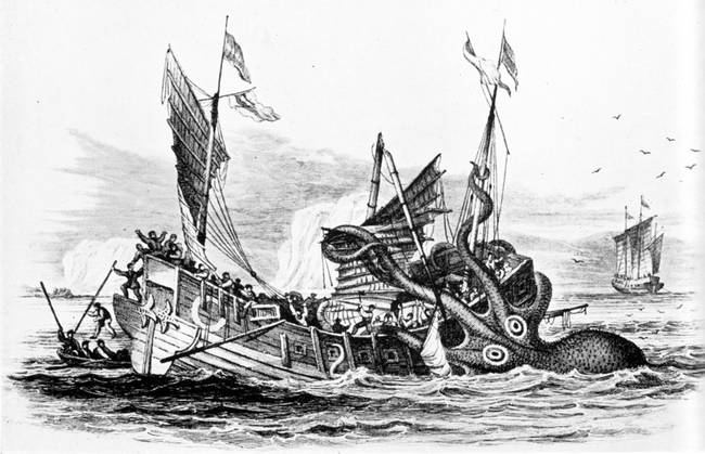 The Stories Behind 13 Sea Monsters Commonly Found On Old Pirate Maps ...