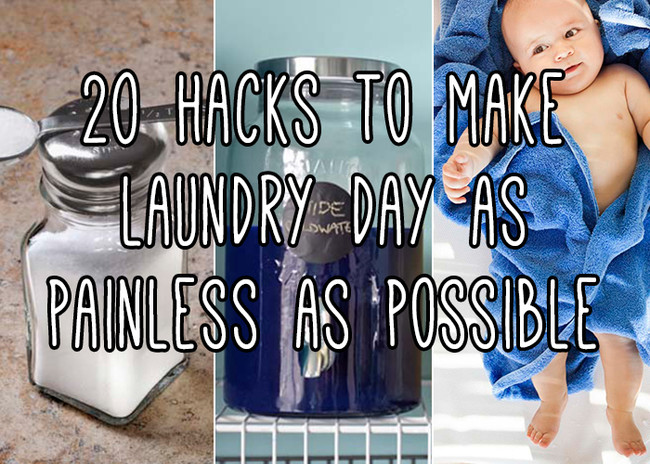 Use These 20 Life Hacks To Make Laundry Day Completely Stress Free ...